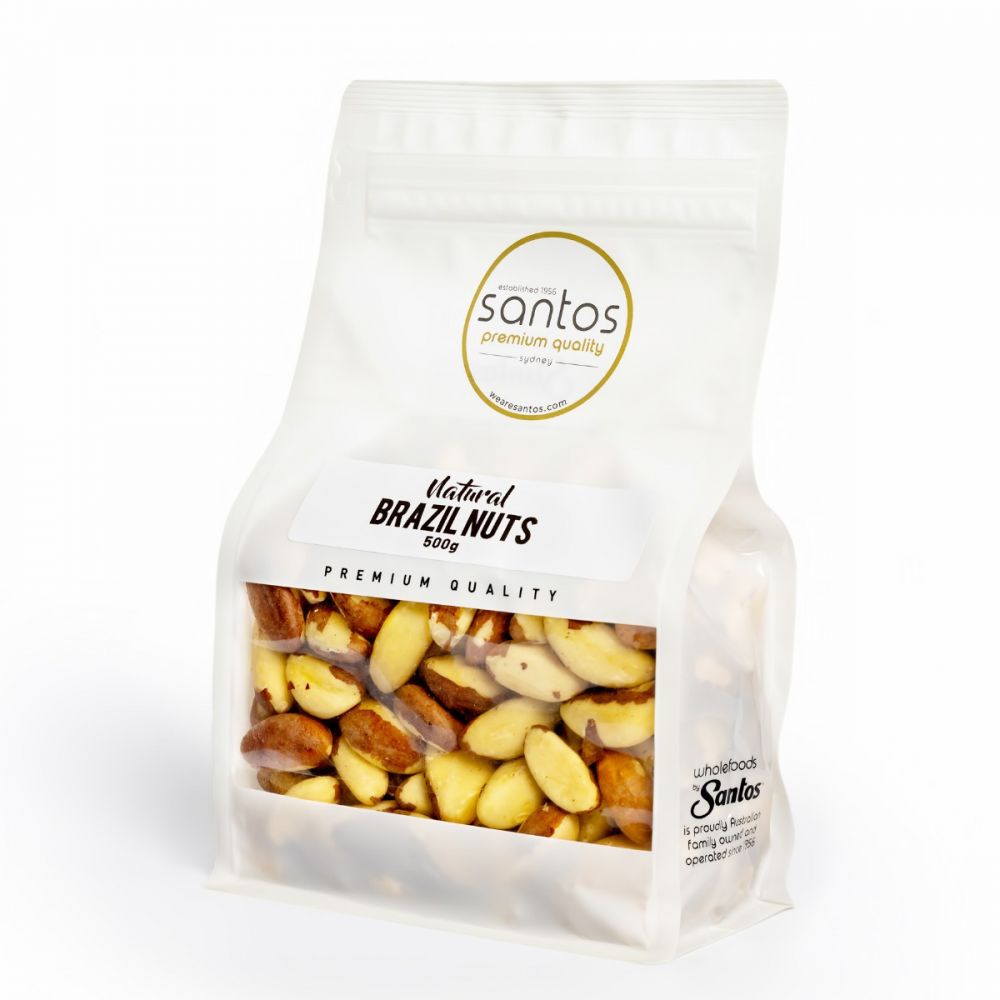 Natural Brazil Nuts 500g – Santos