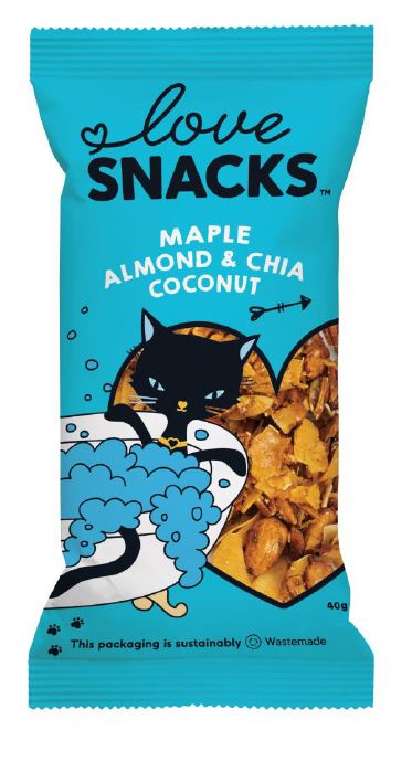Love Snacks Maple Almond & Chia Coconut 40g – Santos