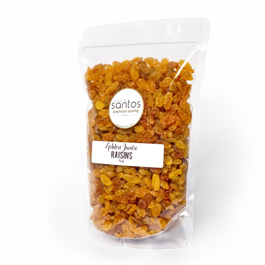 Raisins Jumbo Golden 1kg – Santos