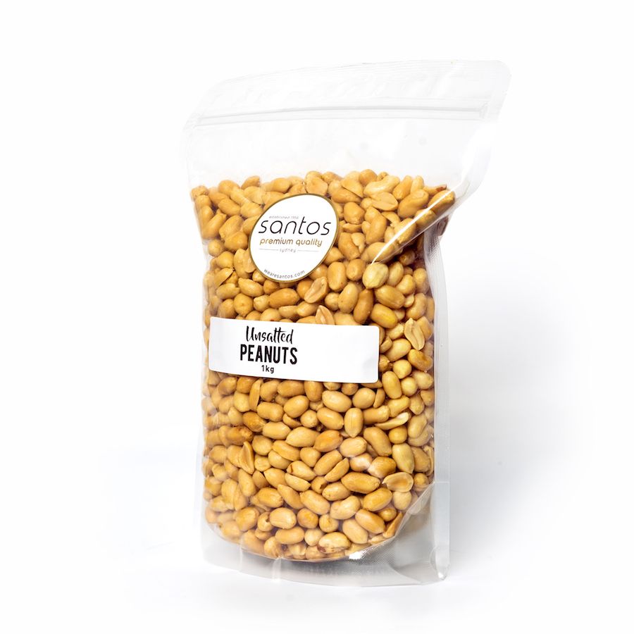 Peanuts Australian Unsalted 1kg – Santos